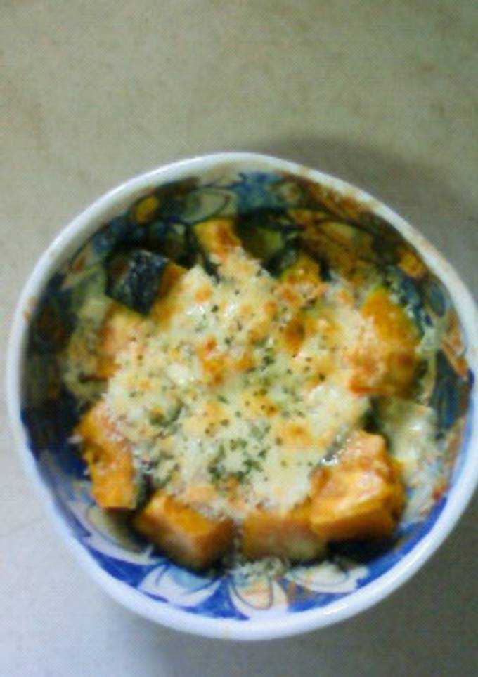 簡単♪楽チン★かぼちゃのチーズ焼き★ by さっちん829 【クックパッド】 簡単おいしいみんなのレシピが392万品