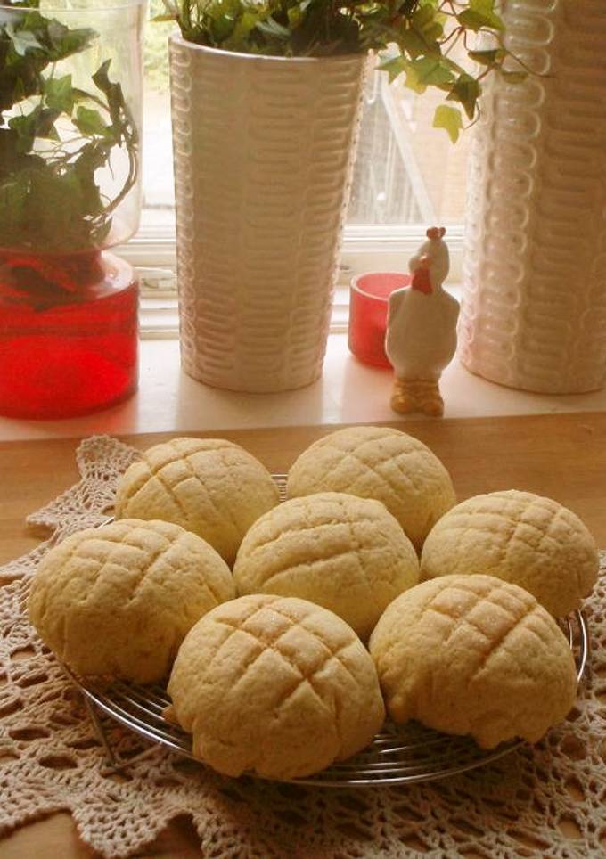 Melon-pan by purinn 【クックパッド】 簡単おいしいみんなのレシピが392万品