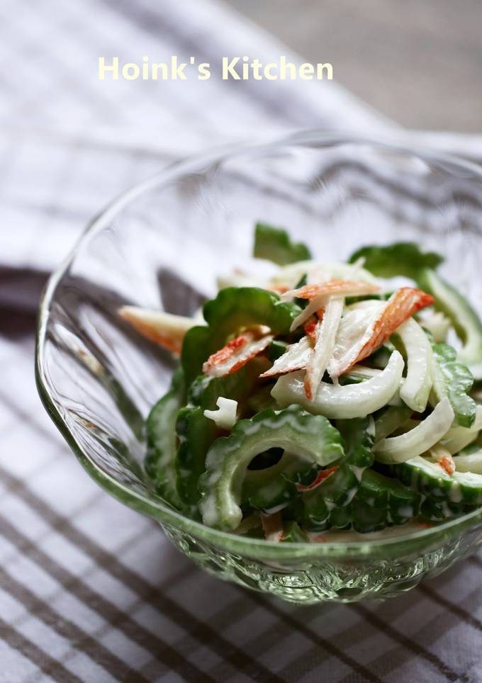 ゴーヤとかにかまサラダ by Hoink 【クックパッド】 簡単おいしいみんなのレシピが392万品