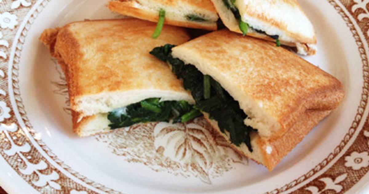 基本からアレンジまで！思わずつくりたくなる「ほうれん草 ホットサンド」のレシピ集 | クックパッド