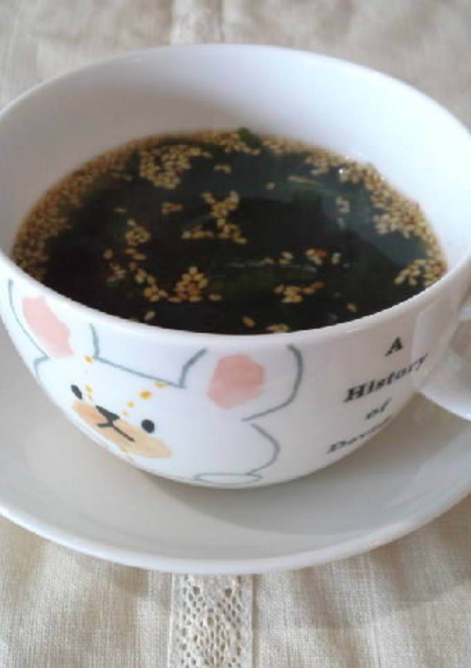 お湯を注ぐだけ♪ダシダわかめスープ by kururin18 【クックパッド】 簡単おいしいみんなのレシピが392万品