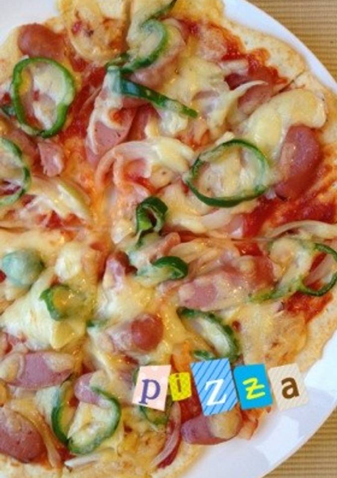 **お手軽簡単ピザ** by syurichan 【クックパッド】 簡単おいしいみんなのレシピが392万品