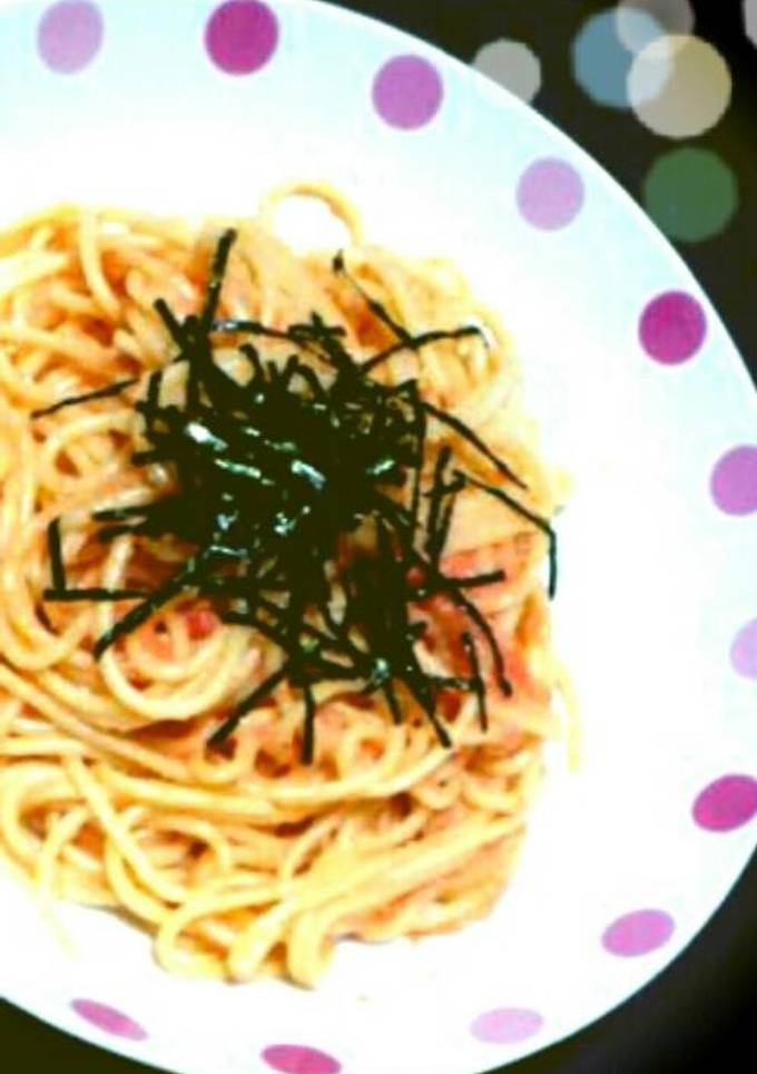 濃厚たらこスパゲッティ by まいちむ。 【クックパッド】 簡単おいしいみんなのレシピが392万品