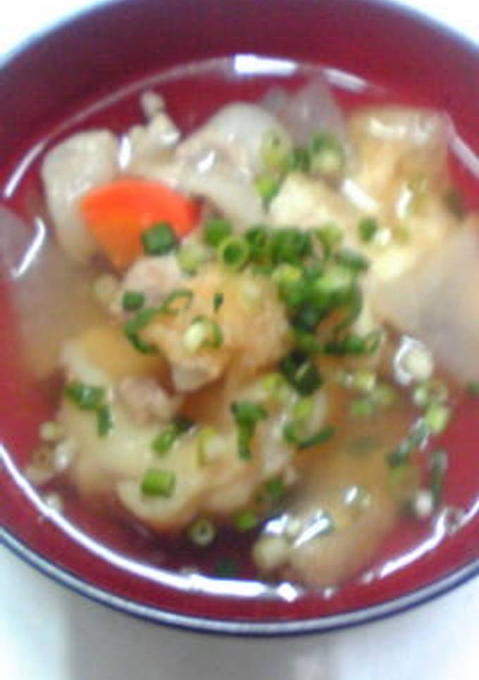 もっちりヘルシーすいとん by キムの部屋 【クックパッド】 簡単おいしいみんなのレシピが392万品