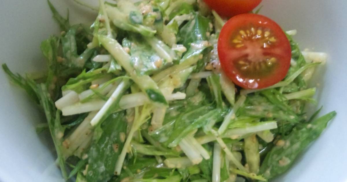 基本からアレンジまで！思わずつくりたくなる「水菜キュウリサラダ」のレシピ集 | クックパッド