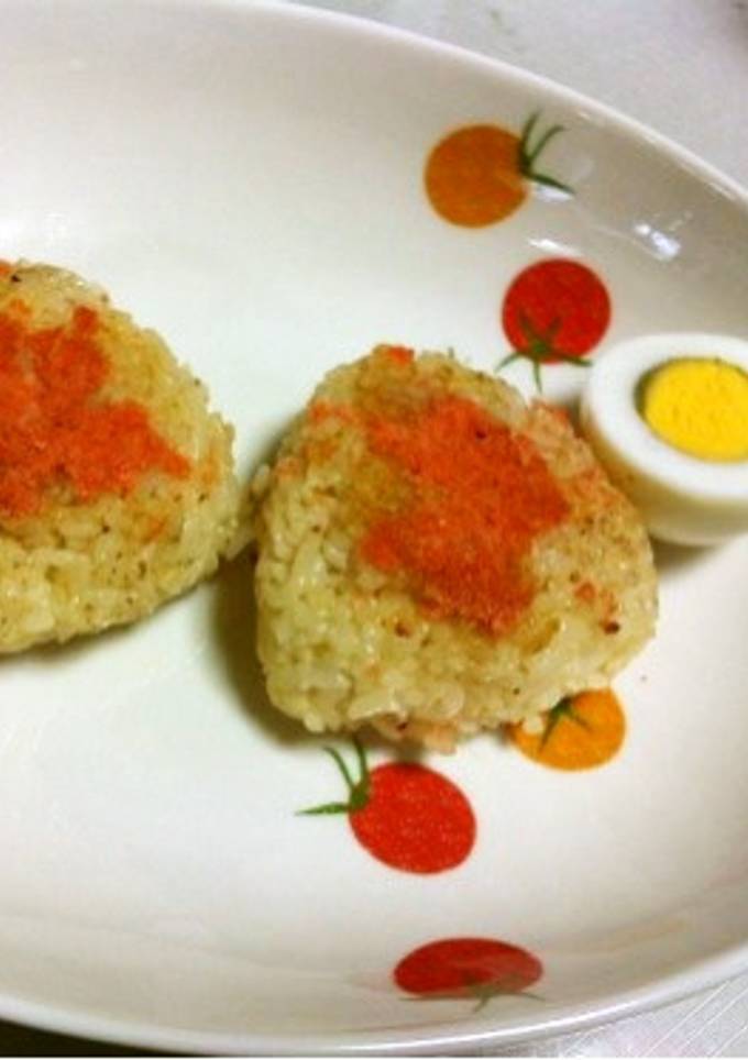 バター香る♪明太チーズ焼おにぎり by nexeko 【クックパッド】 簡単おいしいみんなのレシピが392万品