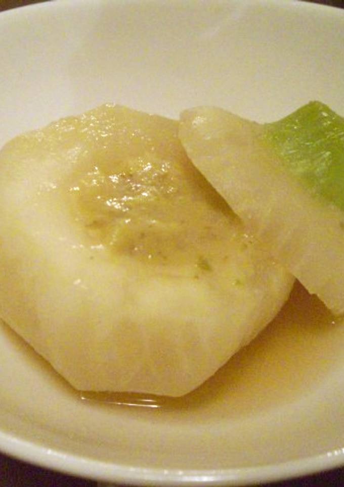 かぶの炊いたの ゆず味噌入り by ramoco 【クックパッド】 簡単おいしいみんなのレシピが392万品