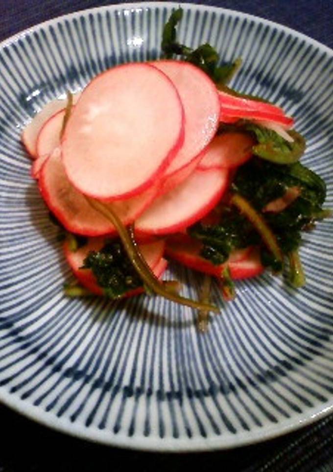 ラデッシュのお漬物 by pink2pink 【クックパッド】 簡単おいしいみんなのレシピが392万品