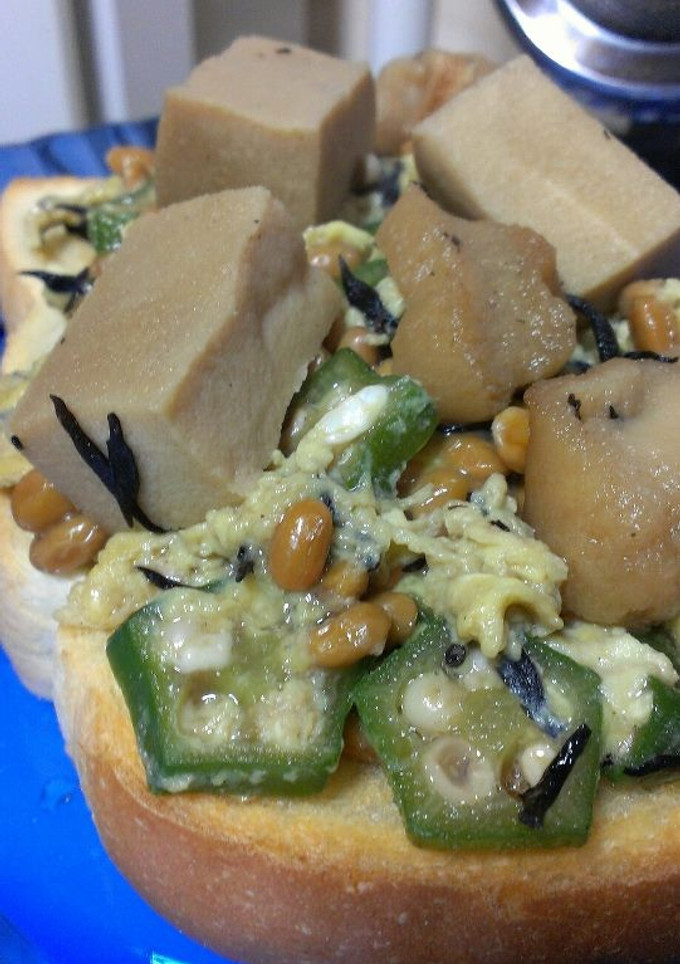 Meff（芽ひじき・お麩入りw）トースト by トース党 【クックパッド】 簡単おいしいみんなのレシピが392万品