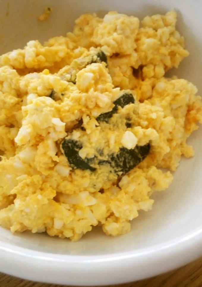 かぼちゃ卵サラダ∞煮物リメイク∞ by かめださ～ん 【クックパッド】 簡単おいしいみんなのレシピが392万品