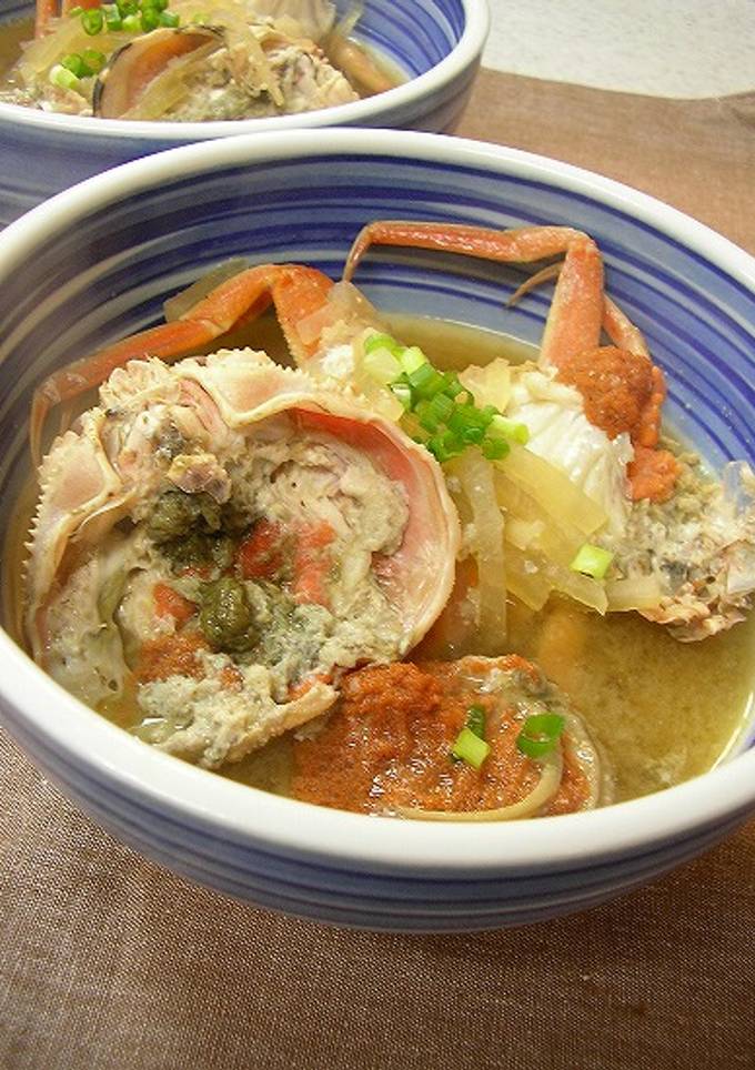 絶品お出汁♪親蟹（セコ蟹、コッペ蟹）のお汁 by tomimo 【クックパッド】 簡単おいしいみんなのレシピが392万品