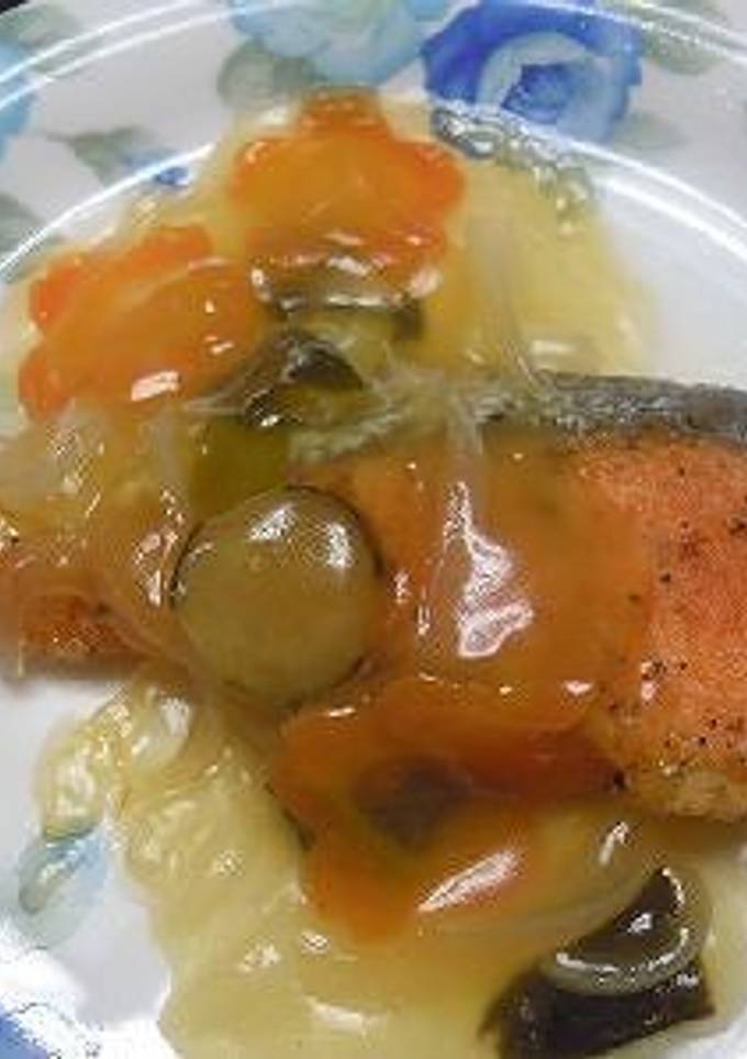 甘口シャケのあんかけ by chiiboo倶楽部 【クックパッド】 簡単おいしいみんなのレシピが392万品