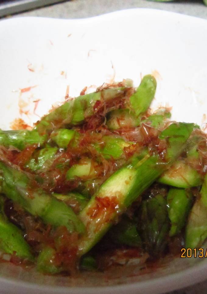 お弁当に!!② アスパラのおかか和え by ぽんぽん堂 【クックパッド】 簡単おいしいみんなのレシピが392万品