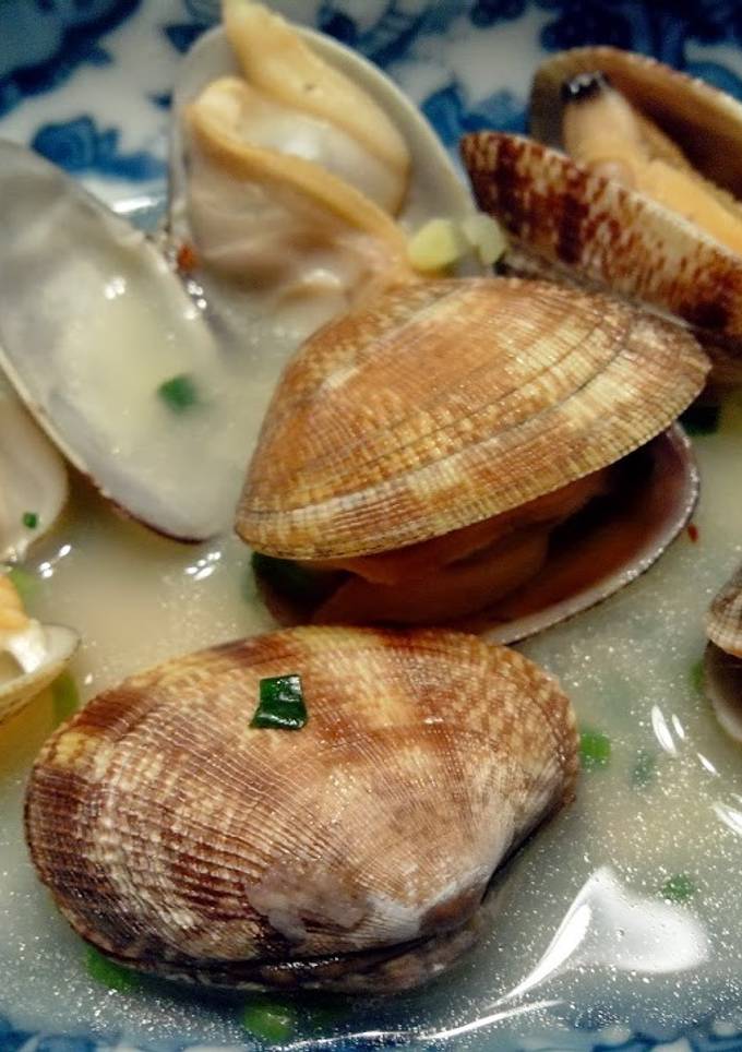 【アサリ】あさりの洋風酒蒸し【超簡単】 by ジアミーヌ 【クックパッド】 簡単おいしいみんなのレシピが392万品