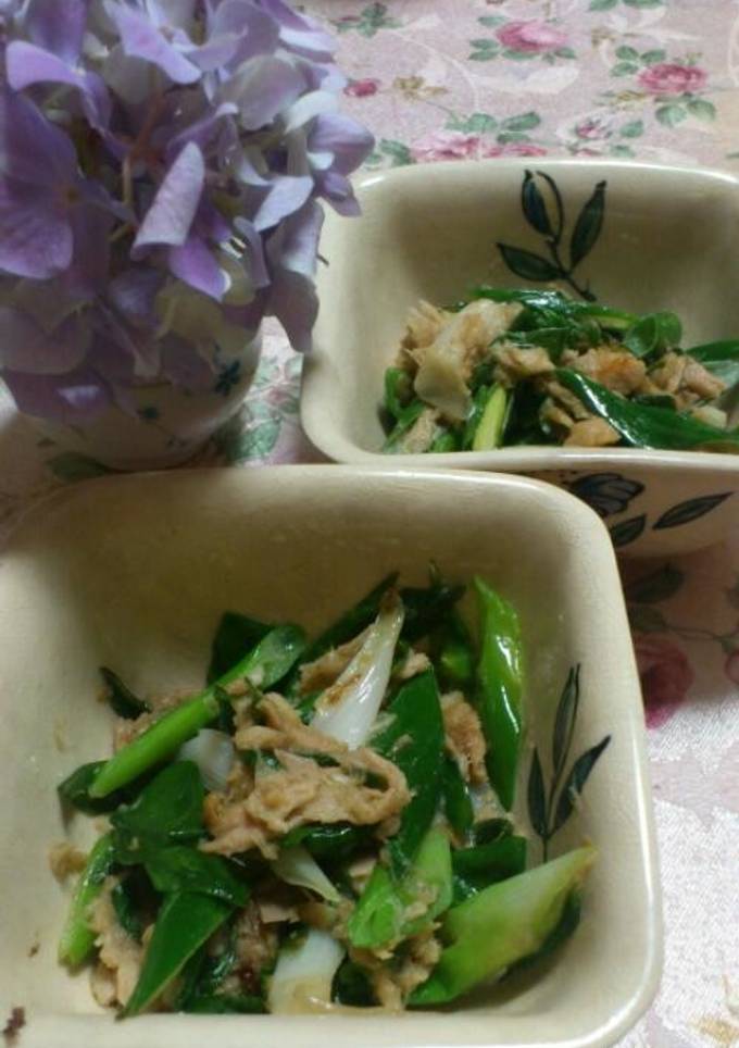 おつまみ&副菜☆ネギとツナバター醤油 by ポコトコ 【クックパッド】 簡単おいしいみんなのレシピが392万品