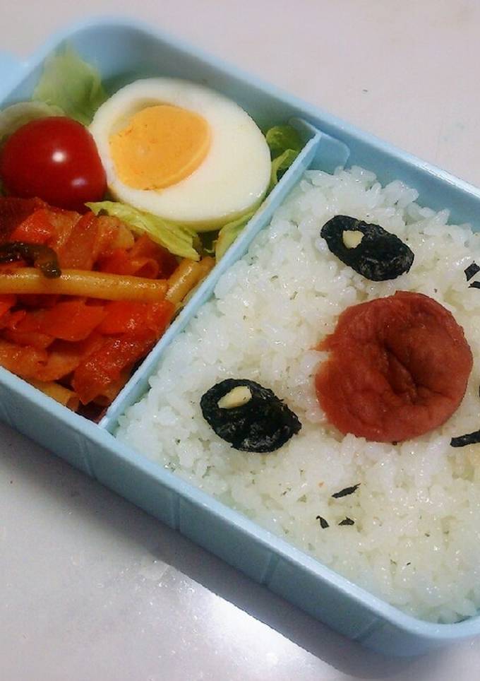 超簡単?!ミジュマル(顔)のお弁当♪ by akm24 【クックパッド】 簡単おいしいみんなのレシピが392万品