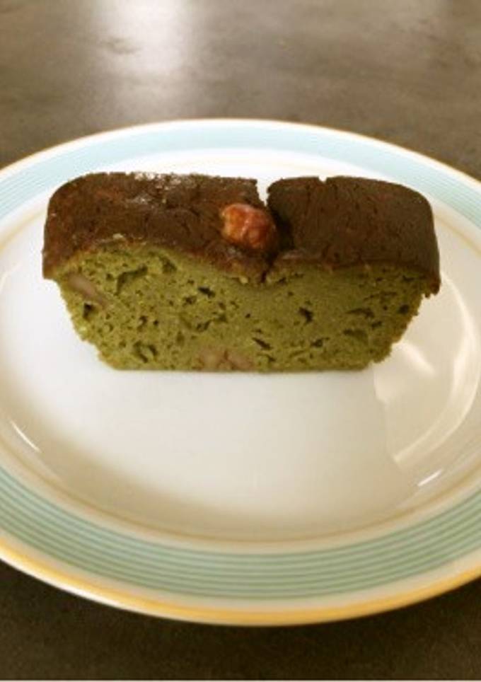 糖質制限 抹茶とナッツのパウンドケーキ by ★CHANVRE★ 【クックパッド】 簡単おいしいみんなのレシピが392万品