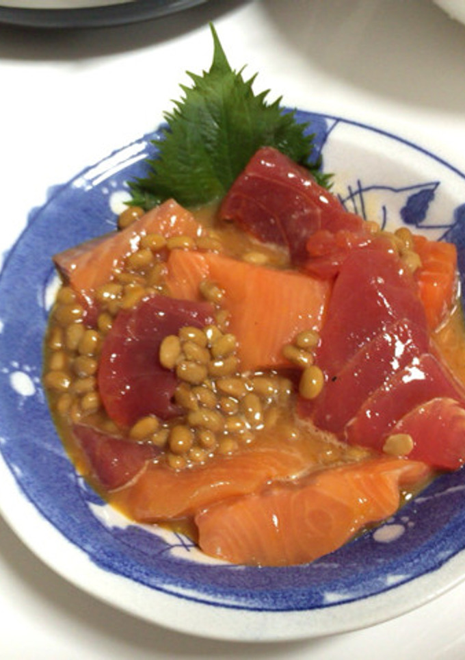 かんたん刺身納豆 by 若山銀太 【クックパッド】 簡単おいしいみんなのレシピが392万品