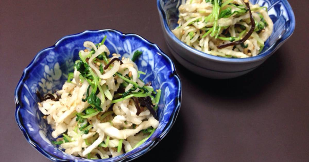 基本からアレンジまで！思わずつくりたくなる「塩昆布で簡単★切干大根と豆苗の和え物」のレシピ集 | クックパッド