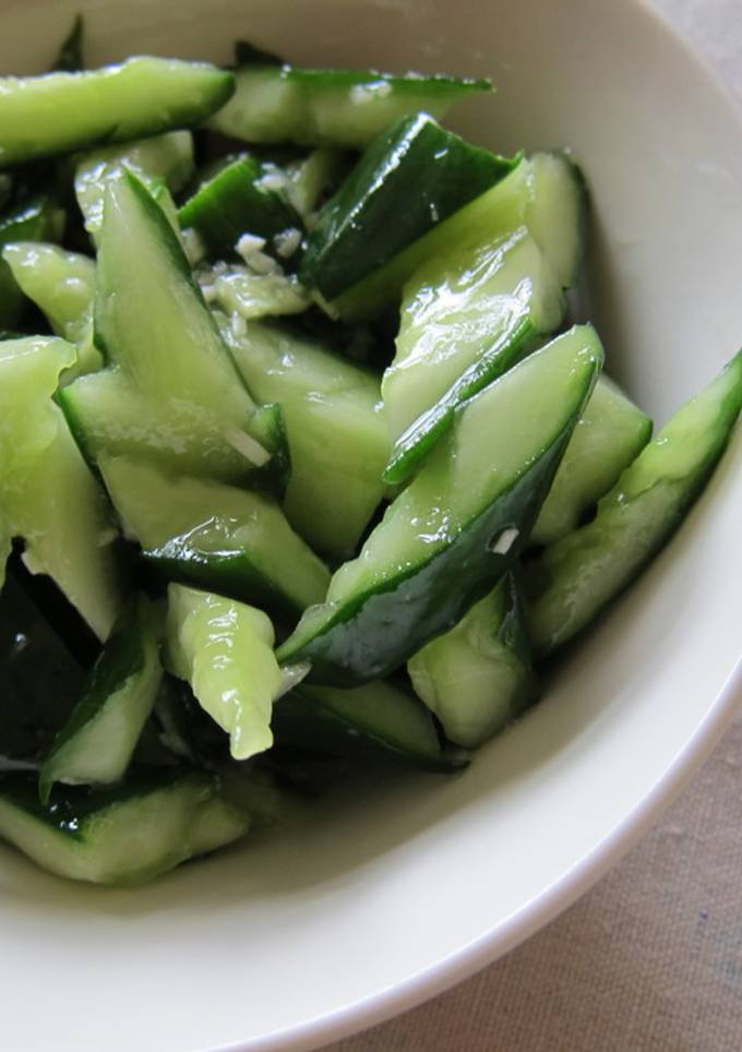 簡単に作れる☆にんにく風味のうまうま胡瓜 by ＊ショコラモカ＊ 【クックパッド】 簡単おいしいみんなのレシピが392万品