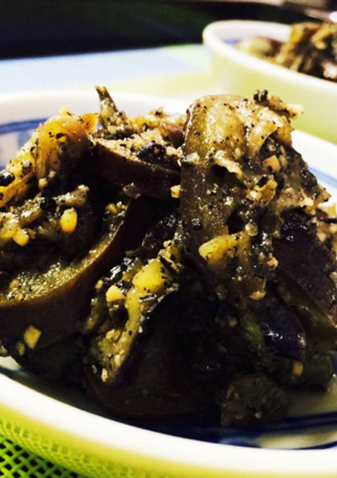 簡単☆ナスの胡麻味噌炒め by ちゃっぴぃ☆☆ 【クックパッド】 簡単おいしいみんなのレシピが392万品