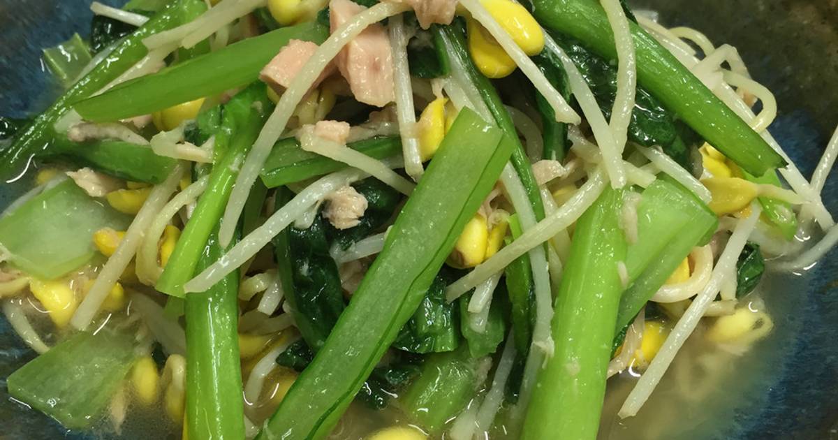 基本からアレンジまで！思わずつくりたくなる「チンゲンサイ ツナ もやし」のレシピ集 | クックパッド