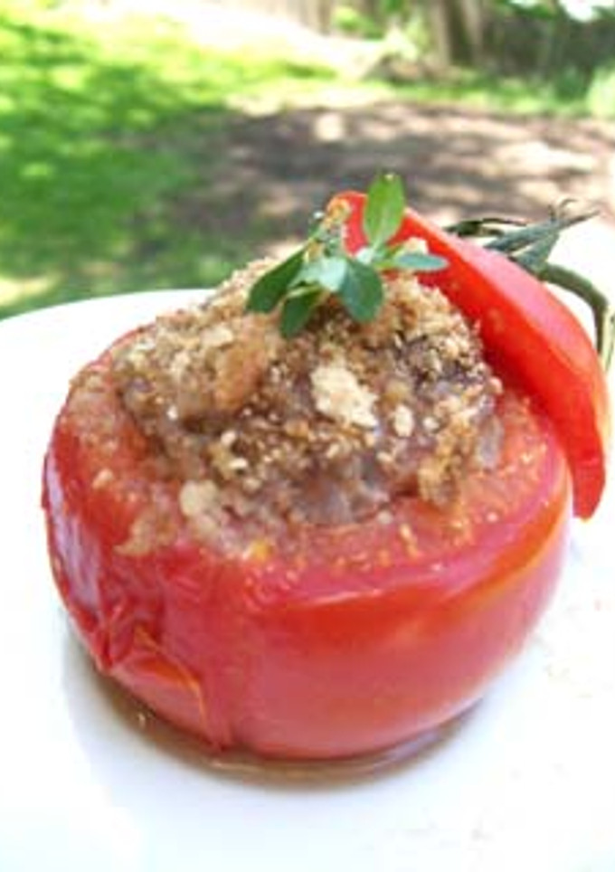 Stuffed Tomato by Munchkin's Mom 【クックパッド】 簡単おいしいみんなのレシピが392万品