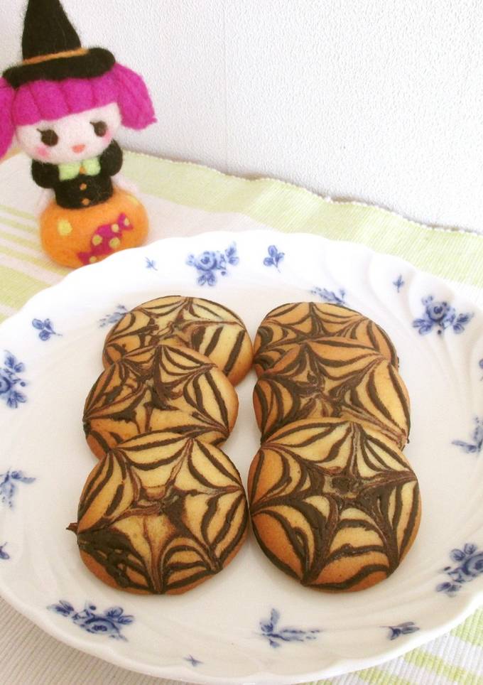 ハロウィン簡単♪蜘蛛の巣クッキー by ねこムム 【クックパッド】 簡単おいしいみんなのレシピが392万品