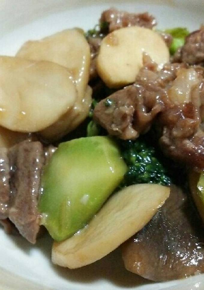 牛肉とブロッコリーのオイスターソース炒め by chakore 【クックパッド】 簡単おいしいみんなのレシピが392万品