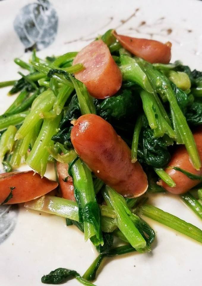 あとマヨ♪ウインナーとホウレン草のソテー by akm24 【クックパッド】 簡単おいしいみんなのレシピが392万品