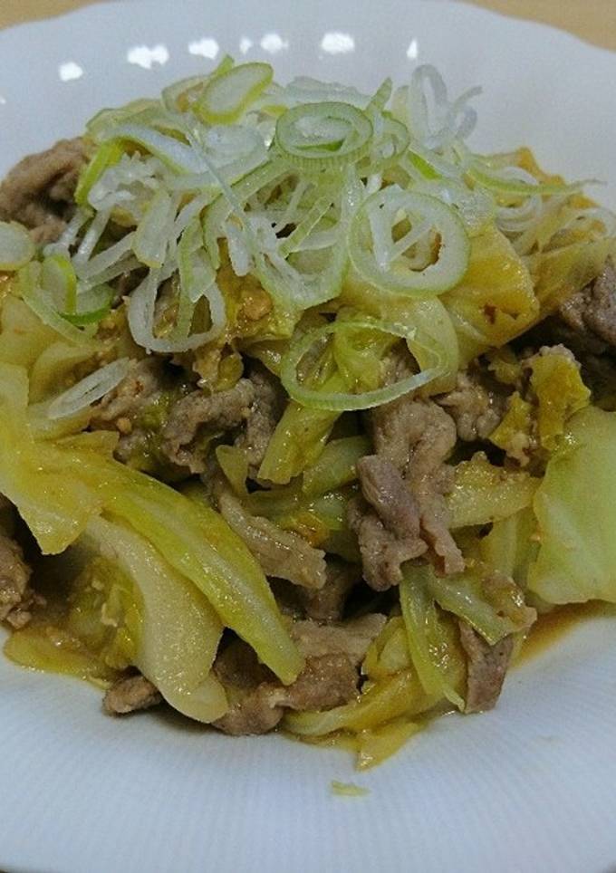 簡単☆豚味噌きゃべつ炒め by りょーえむ 【クックパッド】 簡単おいしいみんなのレシピが392万品