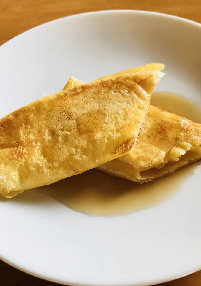 あまりエコスイーツ クレープ風ロール焼き by BistroMiti 【クックパッド】 簡単おいしいみんなのレシピが392万品