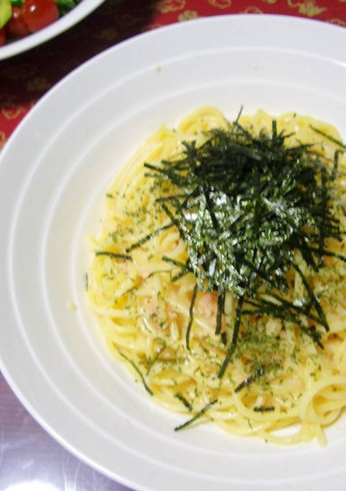 たらこor明太deカルボ 秘密兵器付き！ by sarlog 【クックパッド】 簡単おいしいみんなのレシピが392万品