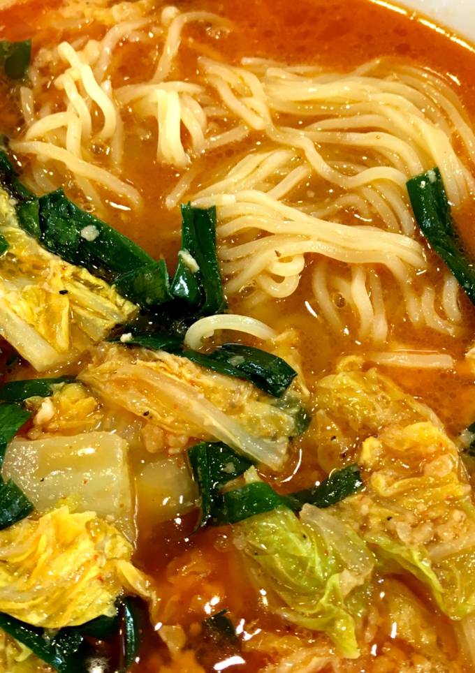 白菜のスタミナらーめん by shiawase_3 【クックパッド】 簡単おいしいみんなのレシピが392万品