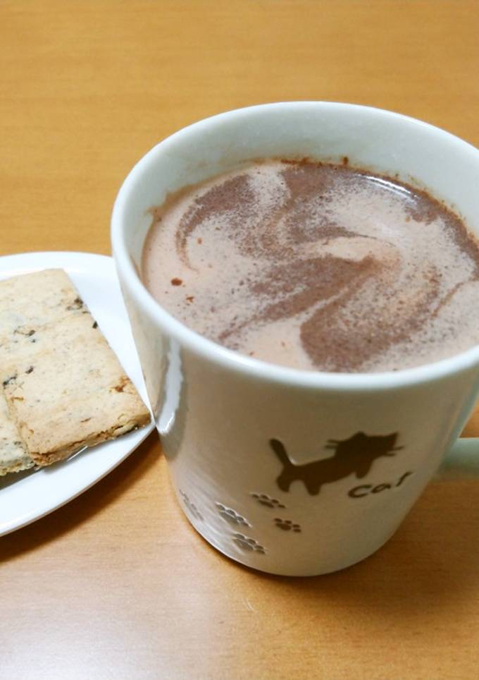 バレンタイン☆レンジでホットチョコレート by すまくっく 【クックパッド】 簡単おいしいみんなのレシピが392万品