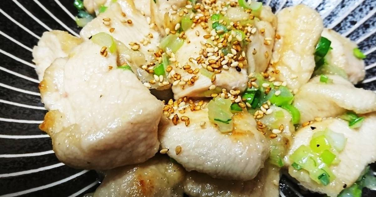 基本からアレンジまで！思わずつくりたくなる「鶏むね肉のねぎ塩焼き」のレシピ集 | クックパッド
