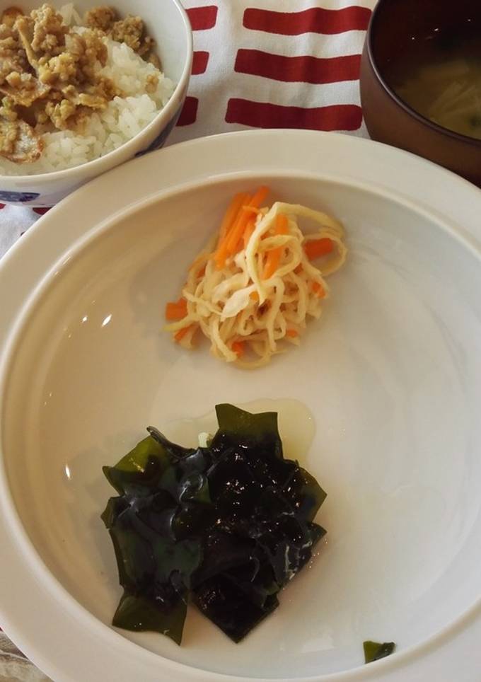 保育園給食★カリカリごぼうの肉みそ和え by アマナ保育園 【クックパッド】 簡単おいしいみんなのレシピが392万品