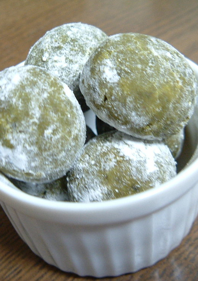 オイル（油）で簡単☆抹茶スノーボール by ima★kitchen 【クックパッド】 簡単おいしいみんなのレシピが392万品