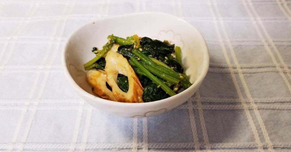 基本からアレンジまで！思わずつくりたくなる「ほうれん草とちくわのごま和え」のレシピ集 | クックパッド