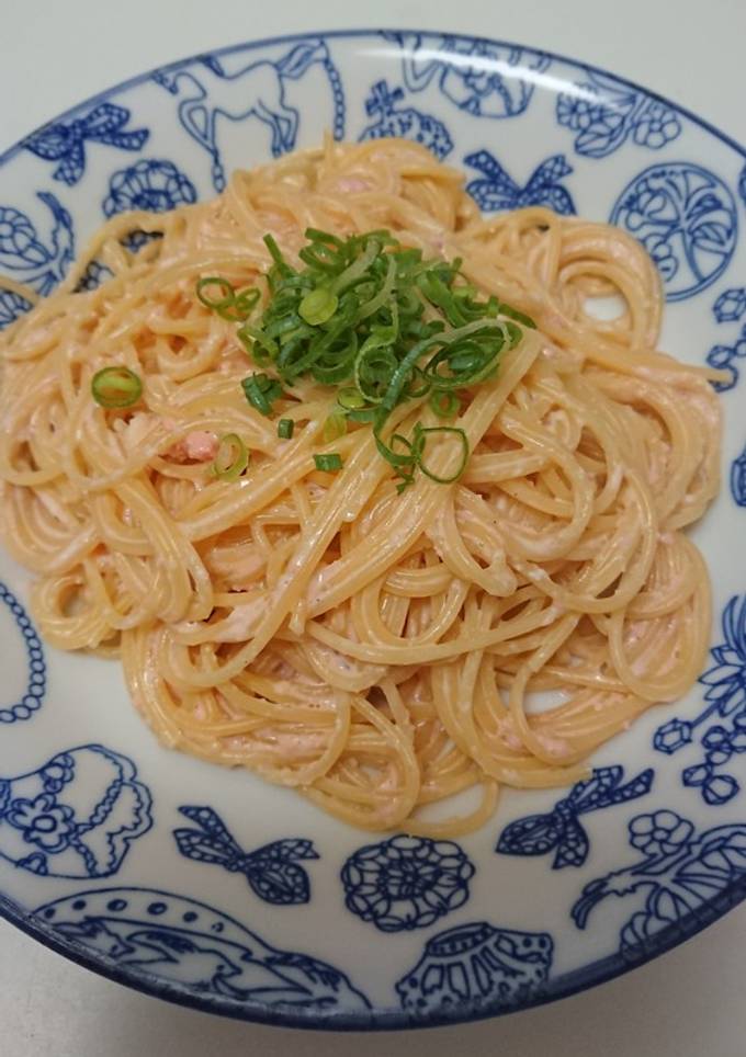 *明太子クリームパスタ* by tomochan＊ 【クックパッド】 簡単おいしいみんなのレシピが392万品