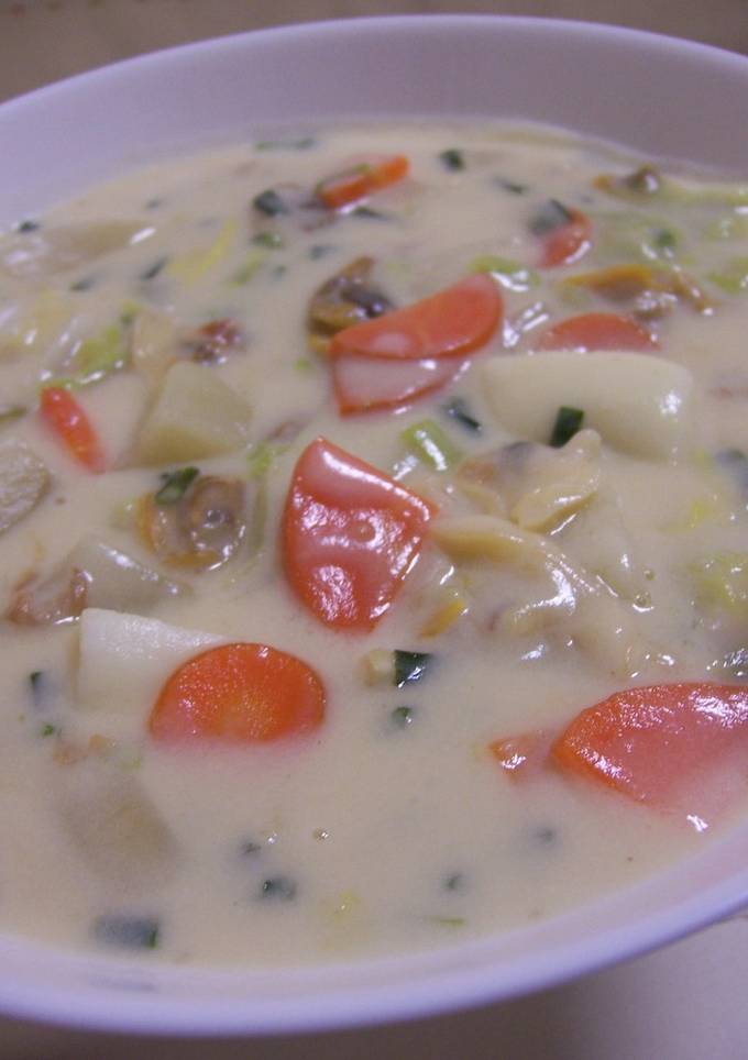 濃厚な☆クラムチャウダー by saijun 【クックパッド】 簡単おいしいみんなのレシピが392万品