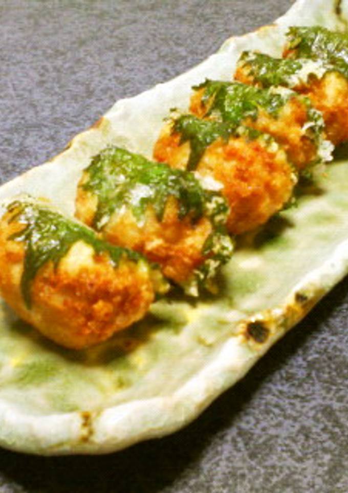 【お弁当にも】れんこんと海老の大葉揚げ by oloshi 【クックパッド】 簡単おいしいみんなのレシピが392万品