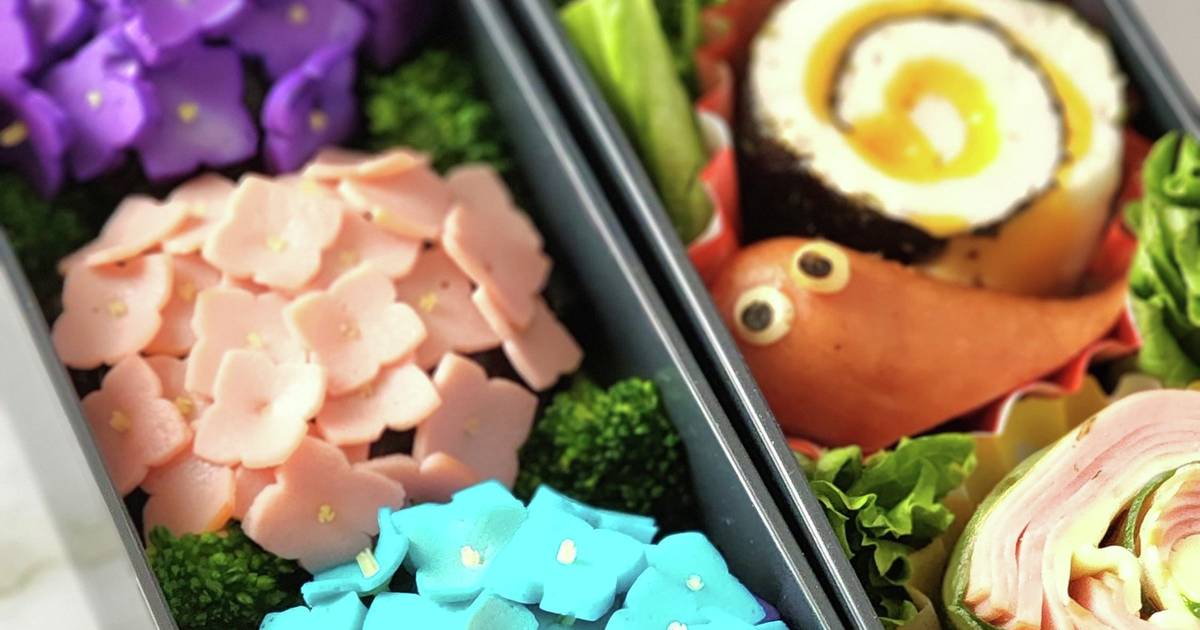 基本からアレンジまで！思わずつくりたくなる「あじさい弁当」のレシピ集 | クックパッド