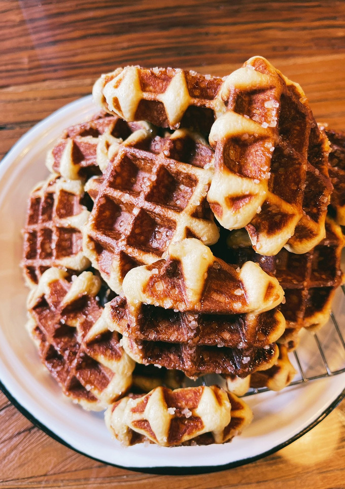 Hbとワッフルメーカーでベルギーワッフル by Ɲica飯 【クックパッド】 簡単おいしいみんなのレシピが392万品