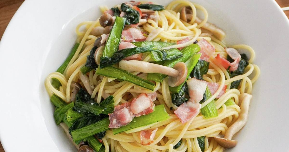 基本からアレンジまで！思わずつくりたくなる「小松菜 パスタ 白だし」のレシピ集 | クックパッド