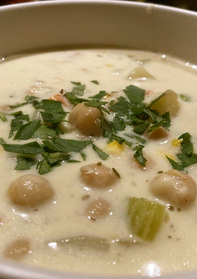 Chickpea Chowder by lemmuh 【クックパッド】 簡単おいしいみんなのレシピが392万品