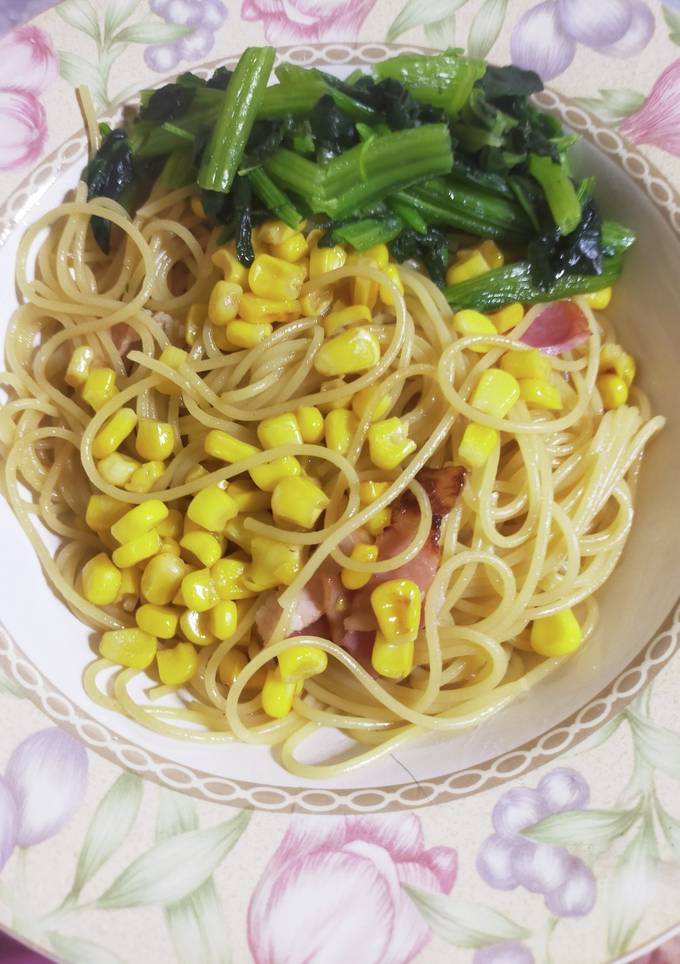 ☆ベーコンとコーンのバター醤油パスタ☆ by 心理カウンセラーぼん 【クックパッド】 簡単おいしいみんなのレシピが392万品