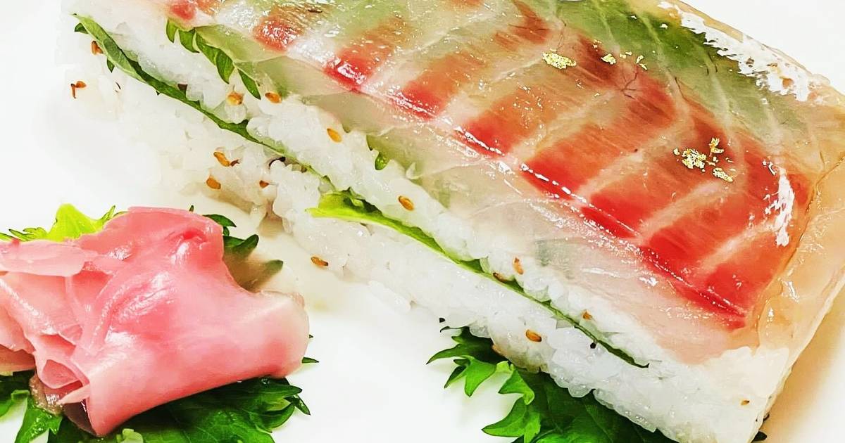 基本からアレンジまで！思わずつくりたくなる「押し寿司 鯛」のレシピ集 | クックパッド