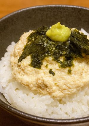 ご飯のお供に！豆腐皮でtkg！？ by 豆腐皮のある暮らし 【クックパッド】 簡単おいしいみんなのレシピが392万品
